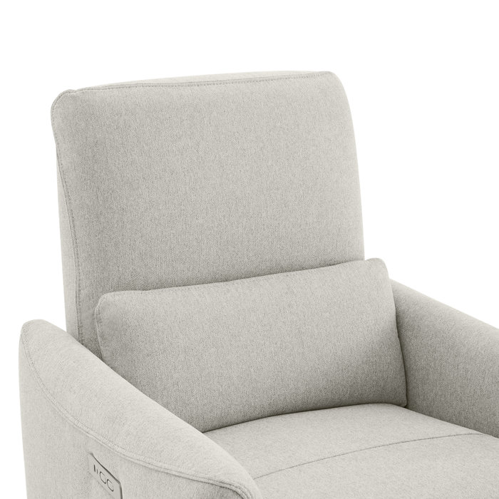 Wade Logan® Cadavid Upholstered Swivel Power Recliner | Wayfair